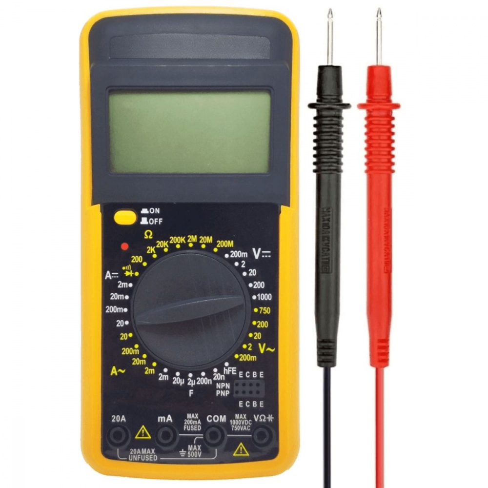 Multímetro Digital Portátil Profissional Display LCD - Loja Luvbe