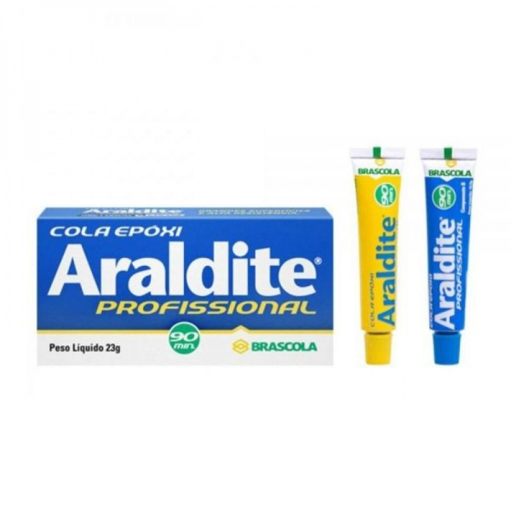 Araldite Adesivo Cola Epóx Profissional 90Min 23G - Madeban Atacado de ...