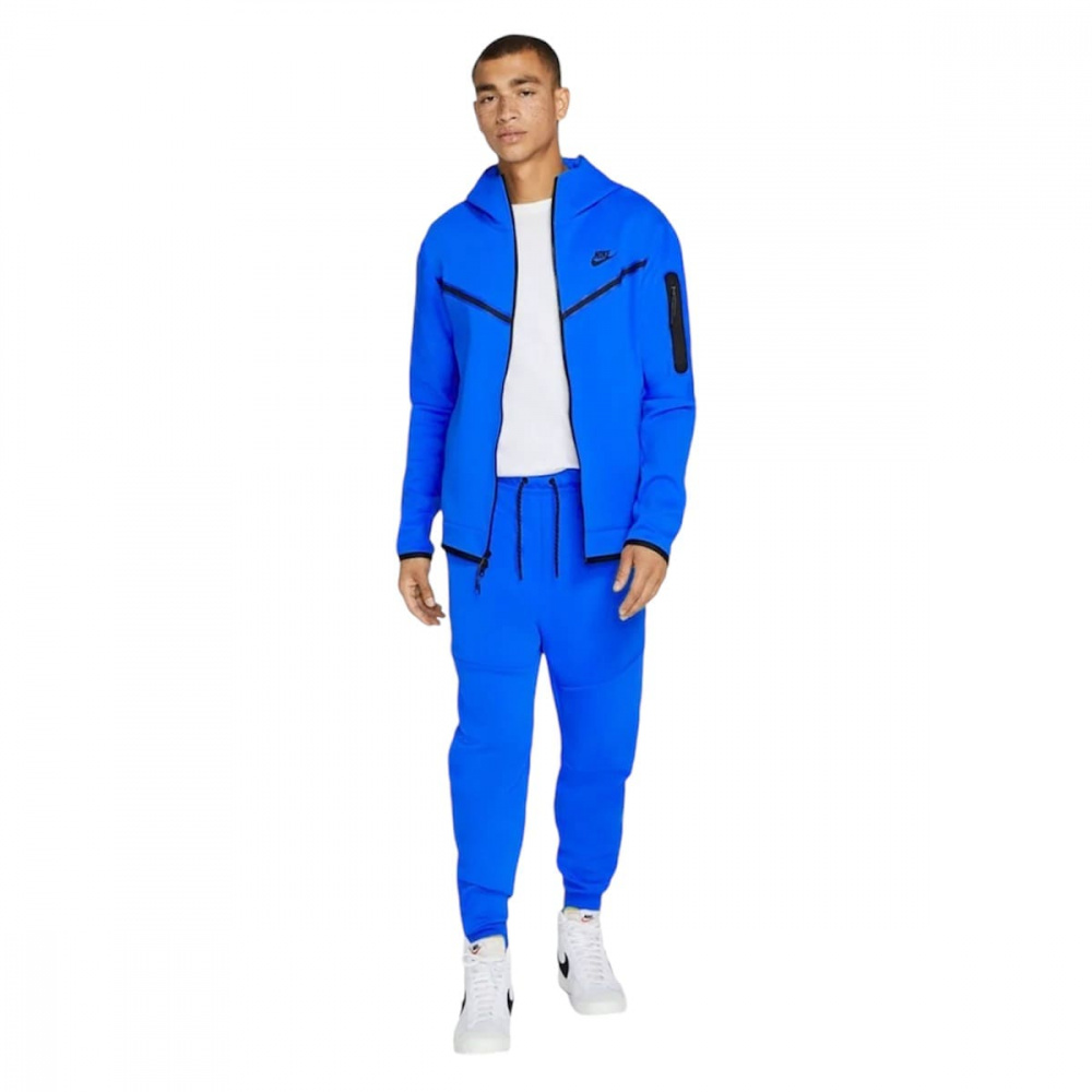 Conjunto Masculino Nike Tech Fleece Azul Confortável e Respirável ...