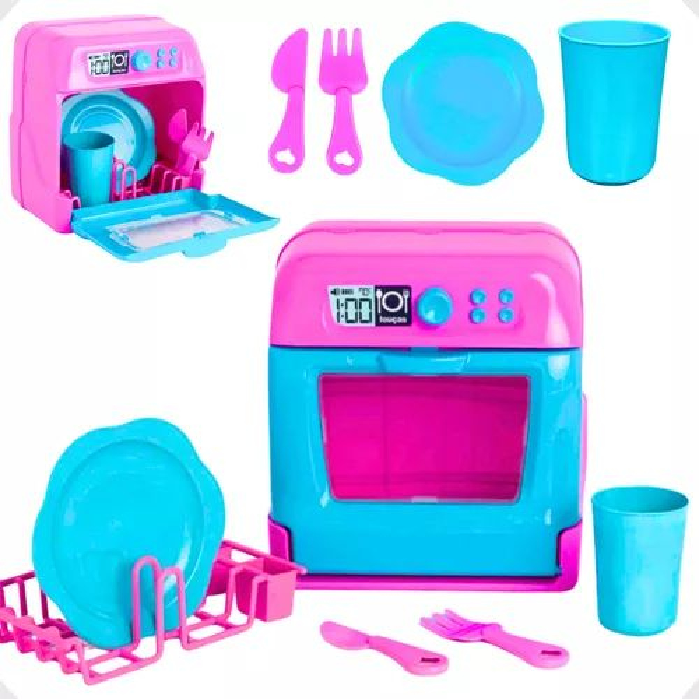 Brinquedo Pia Lava Louças Infantil Máquina De Lavar Louça Play House ...