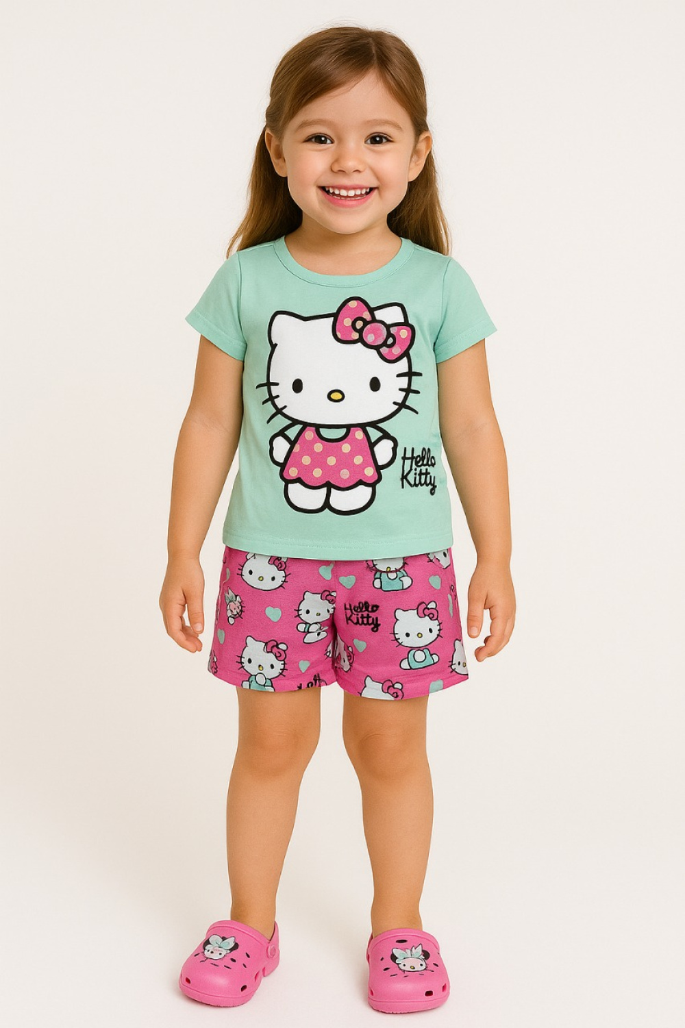 Conjunto Hello Kitty Docinho - Magia Kids
