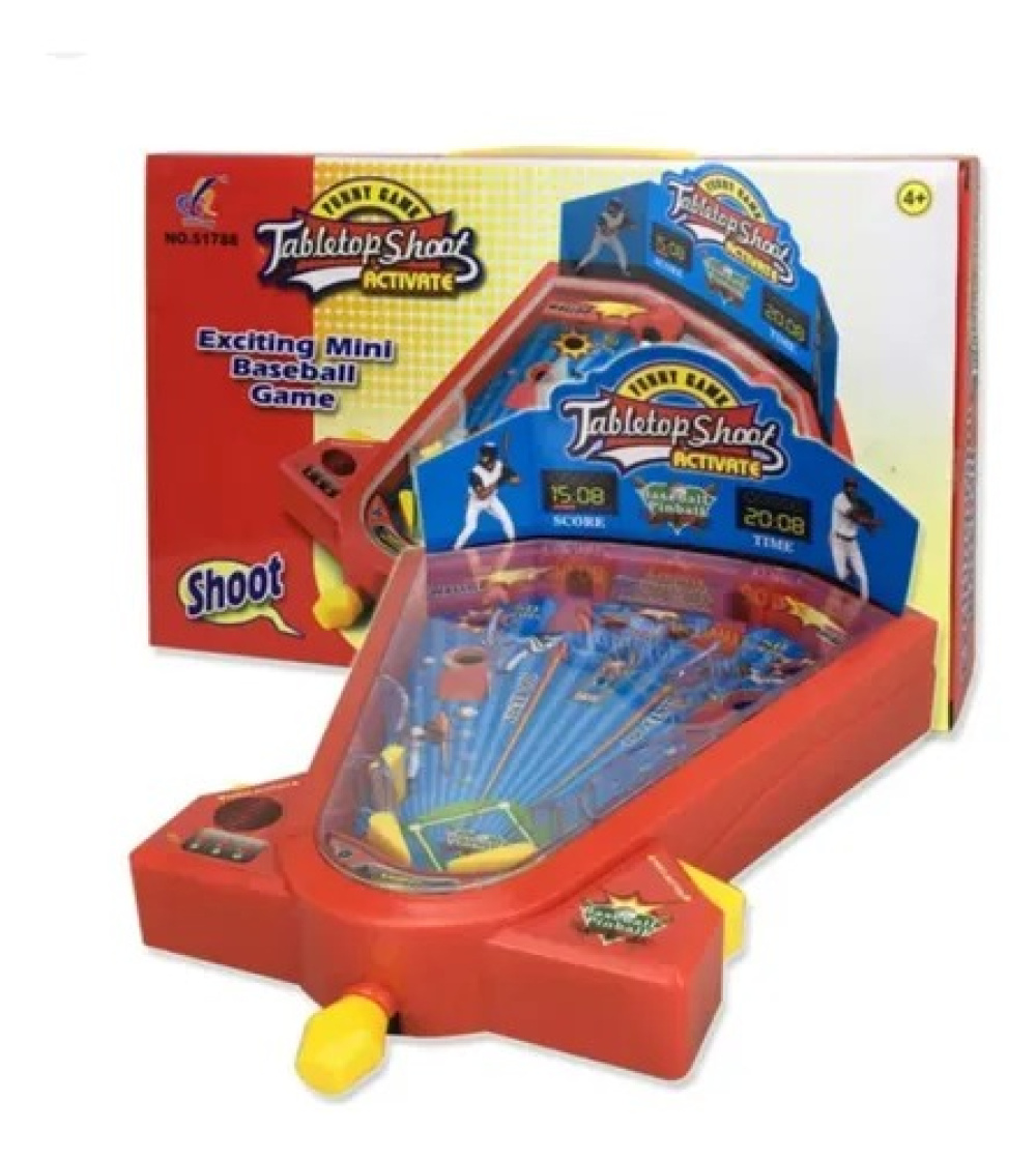 Jogo Mini Pinball Baseball Game - Magia Kids
