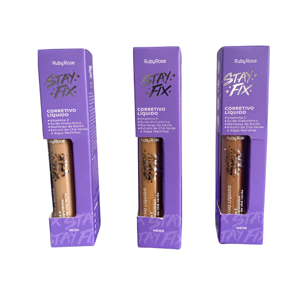 CORRETIVO LIQUIDO STAY FIX RUBY ROSE - Majestosa Maquiagens e Acessórios