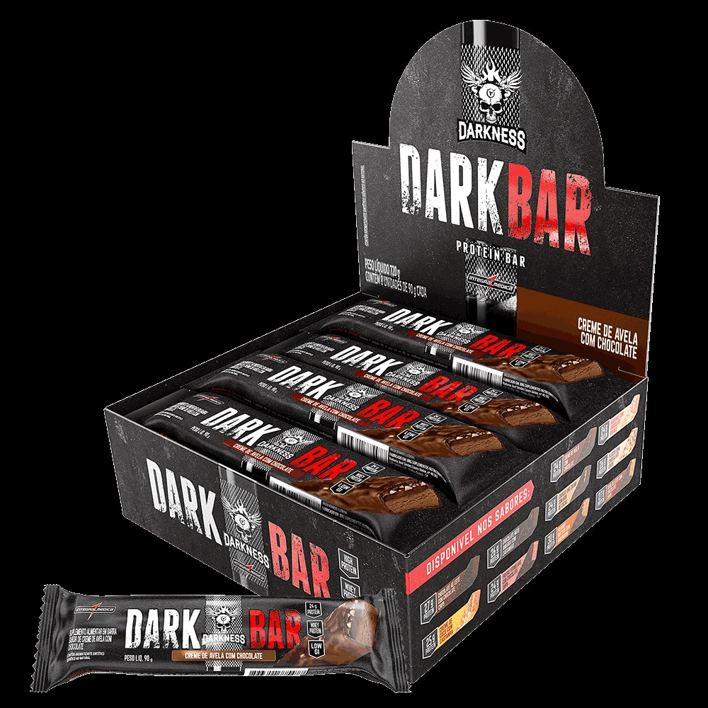 DARK BAR DISPLAY 8UN 90G - DARKNESS - MakeNutri