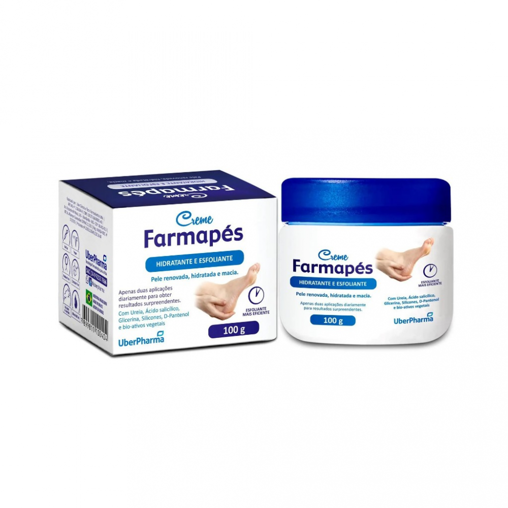 FARMAPÉS CREME 100G - UBERPHARMA - MakeNutri