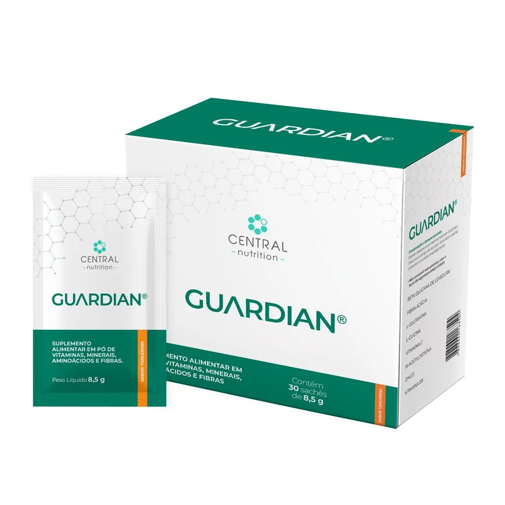 Guardian - 8g 30 Sachês Sabor Tangerina - Central Nutrition - MAMAVITTA