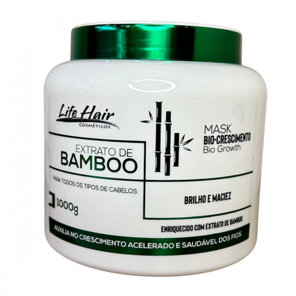 Mascara Extratus De Bamboo Life Hair 1000g Mannos cosmeticos - Mannos ...