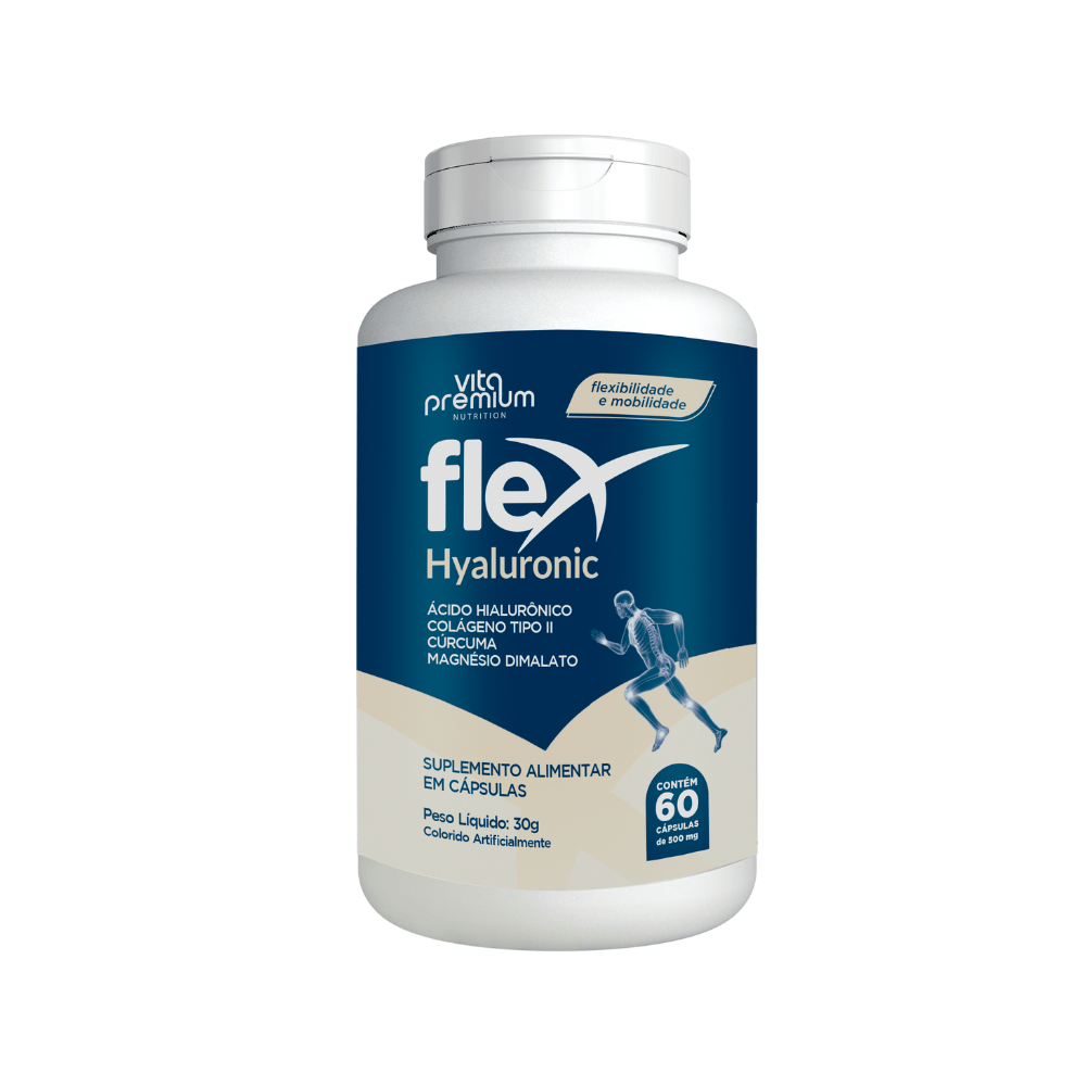 Flex Hyaluronic 60 cápsulas Vita Premium - Mare Beauty