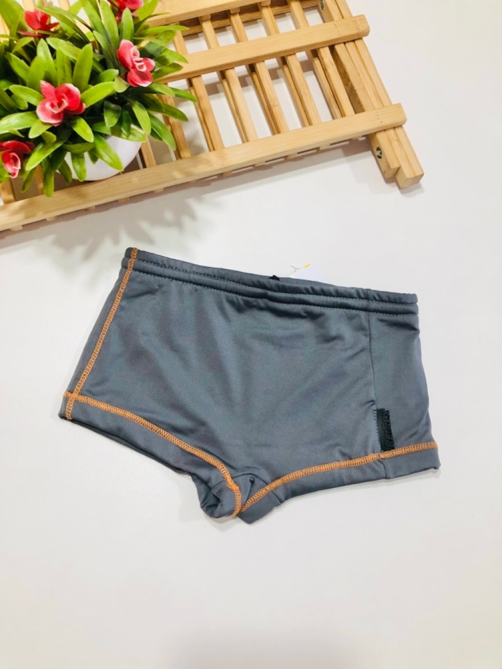 Sunga cinza - Maribella | Moda kids