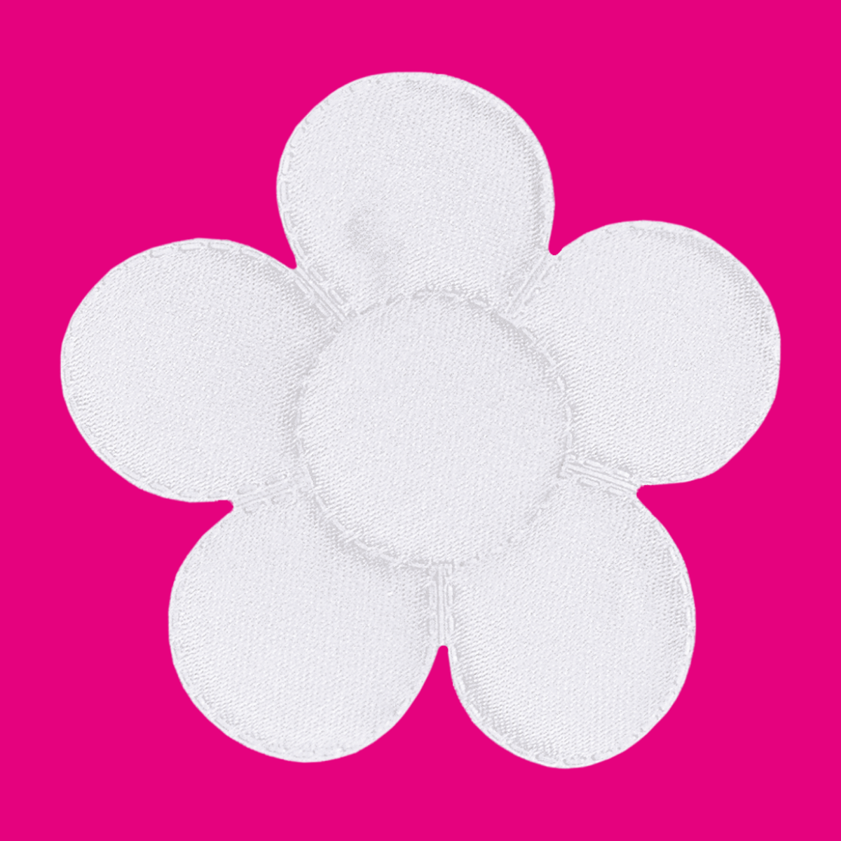 Aplique Flor G Branco - Marilda Aviamentos