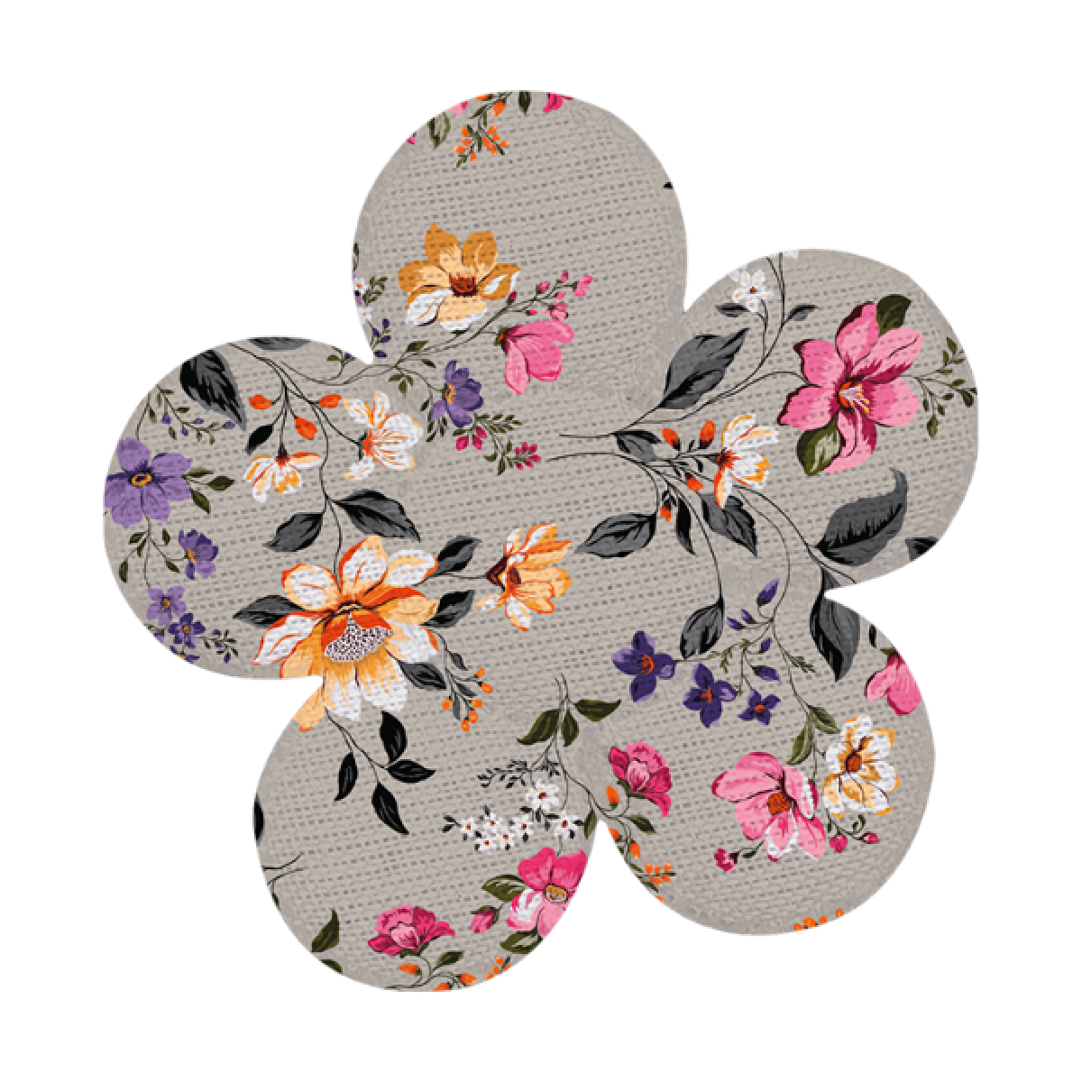 Aplique Flor G Est. Flor de Lótus - Marilda Aviamentos