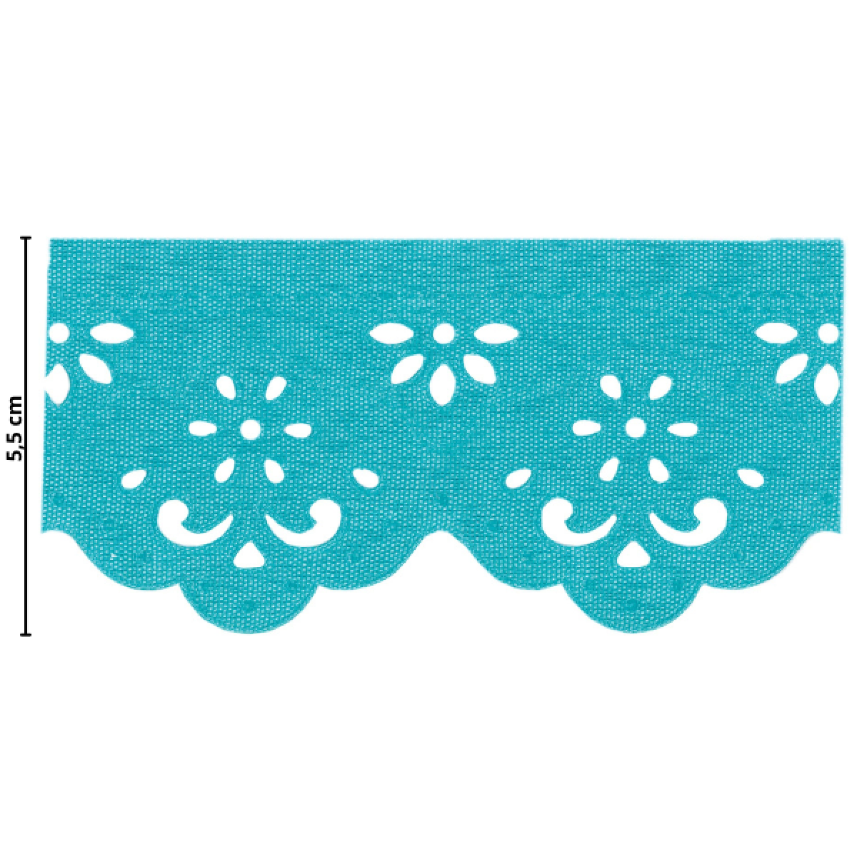 Bordado Ultra Liso Azul Turquesa - Marilda Aviamentos