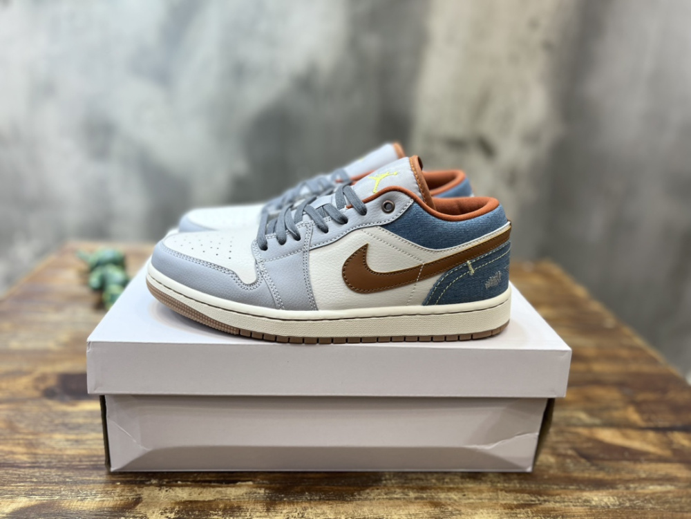 Nike Air Jordan 1 Low Phantom Denim - Matoso Store