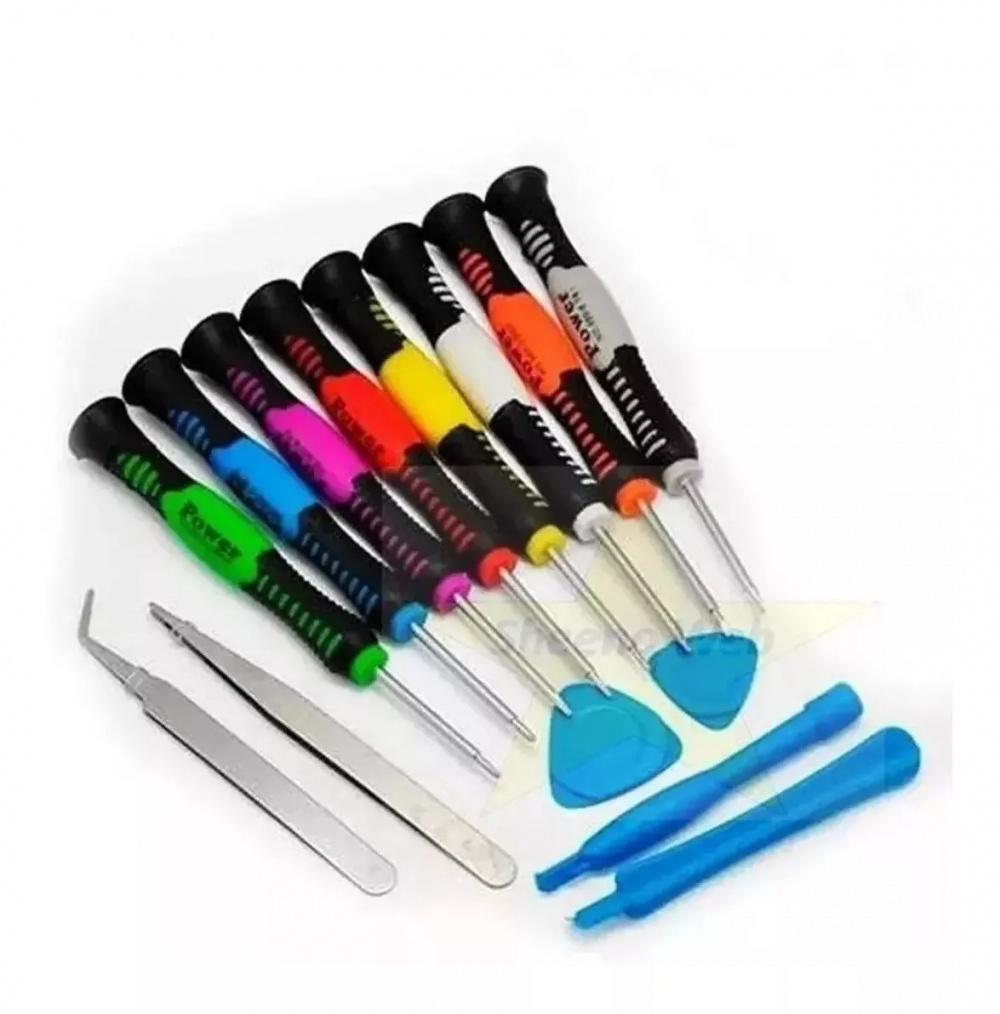 Kit Chaves Ferramenta 16 Peças Abrir Celular iPhone Android - Matsa ...