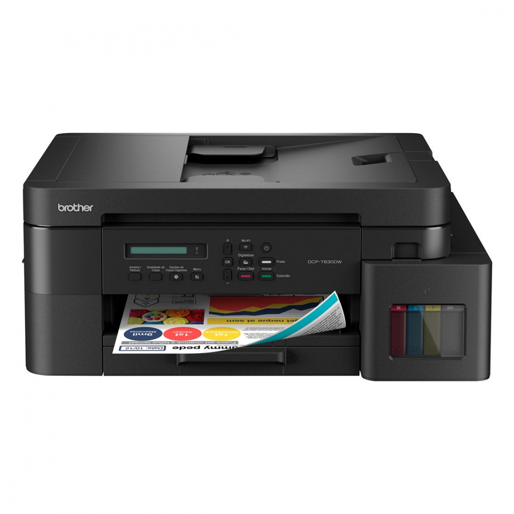 Multifuncional Brother Tank 110V Colorida A4 Wi-fi USB - DCPT830DW - MD ...
