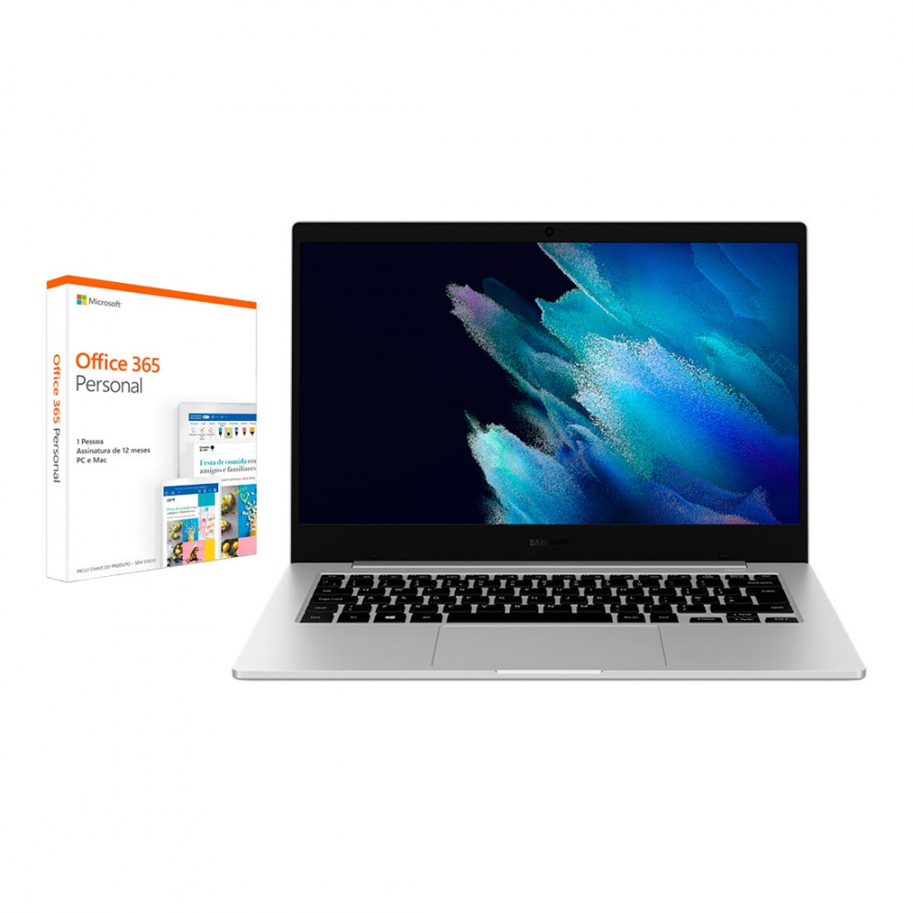 Notebook Samsung Snapdragon 4GB 128 GB SSD Windows 11 Home + Office 365 Personal - NP340XLA ...