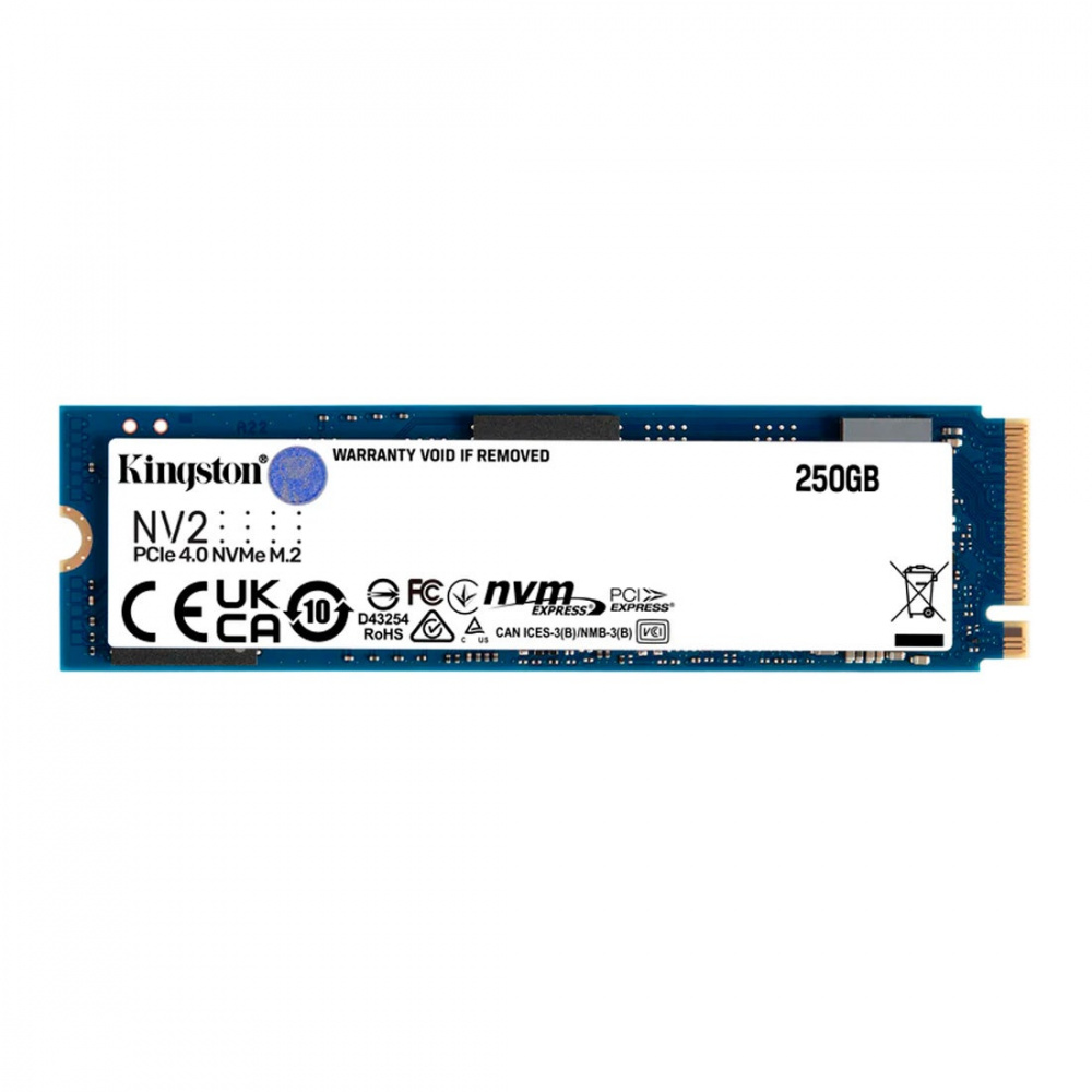SSD Kingston NV2 250GB M.2 2280 NVMe PCIe - SNV2S/250G - MD Print Solutions