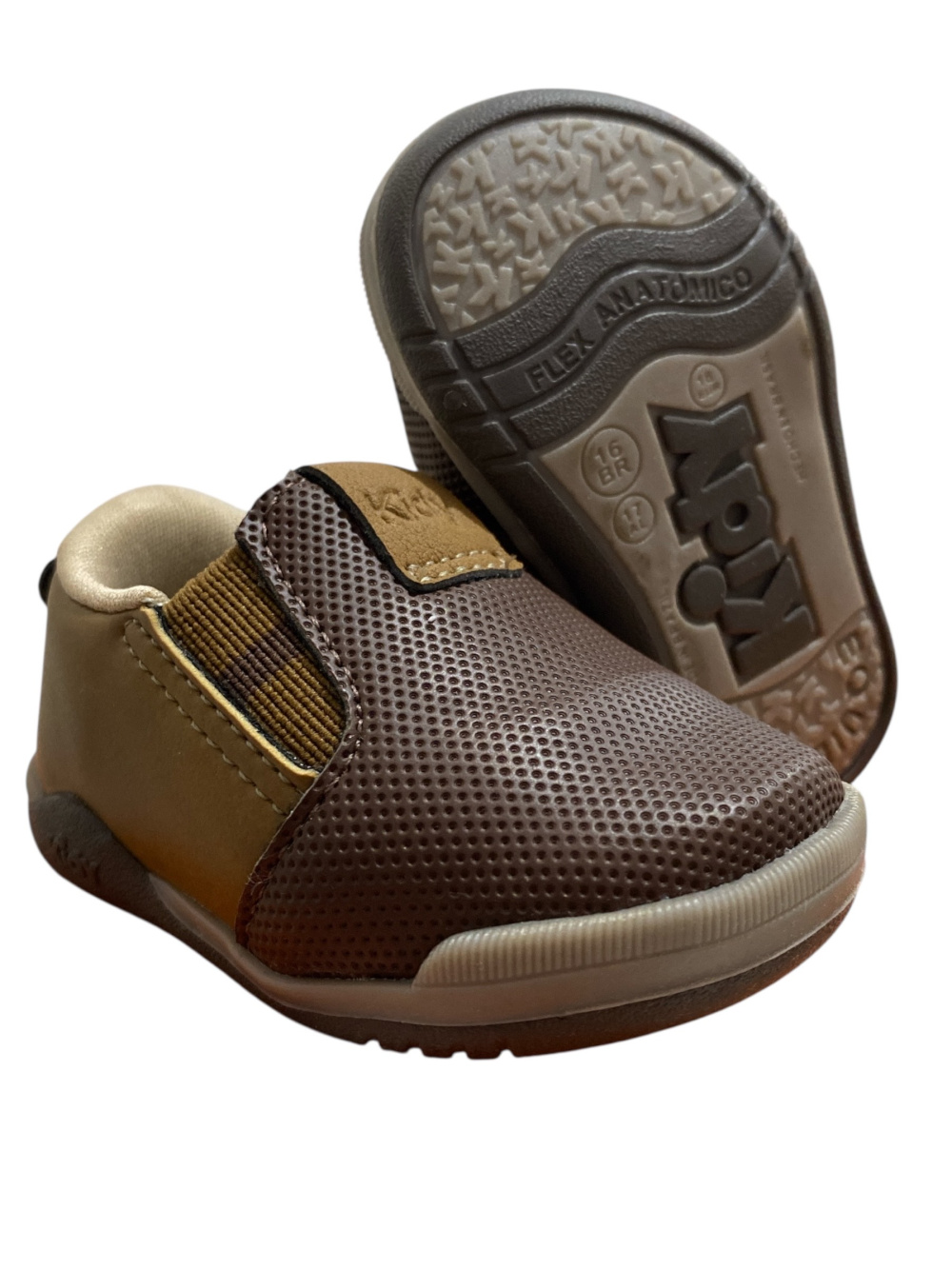 TENIS COLORS MNO MARROM/CARAMELO KIDY - MDL Mundo Infantil