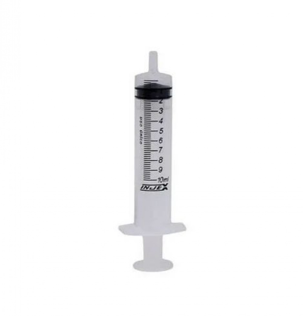 Seringa 10ml Luer Slip (Bico Liso) Caixa C/100un - Injex - Cirúrgica ...