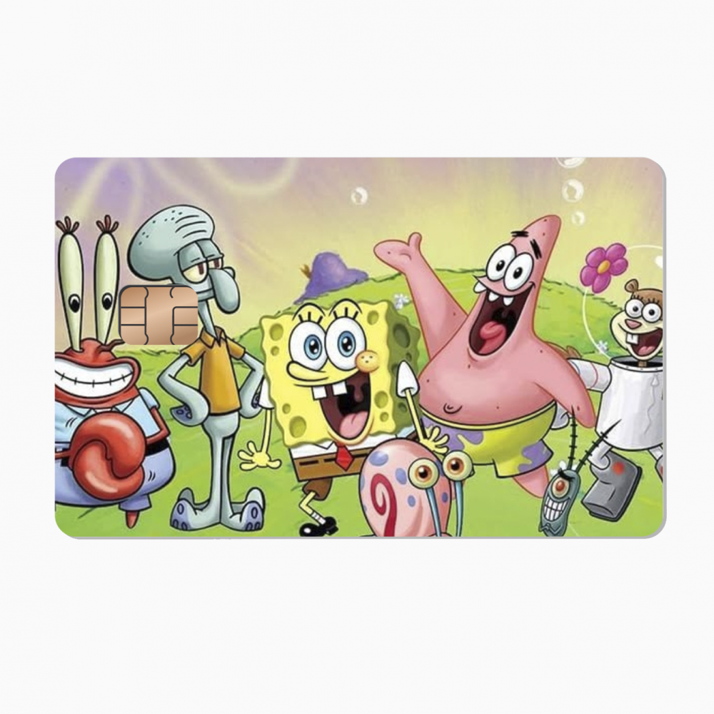 FAMÍLIA BOB ESPONJA FELIZ - Meupopcard