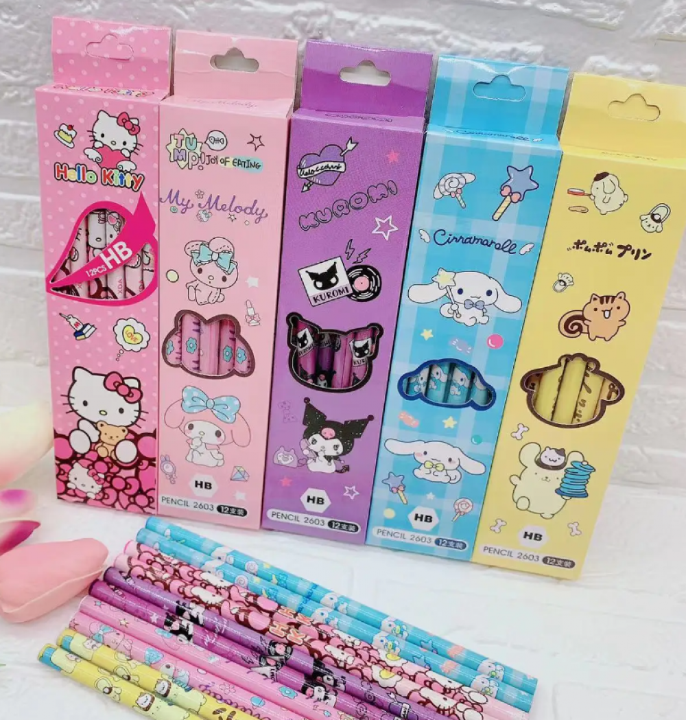 Lapis HB da turma da Hello Kitty - Miau Geek