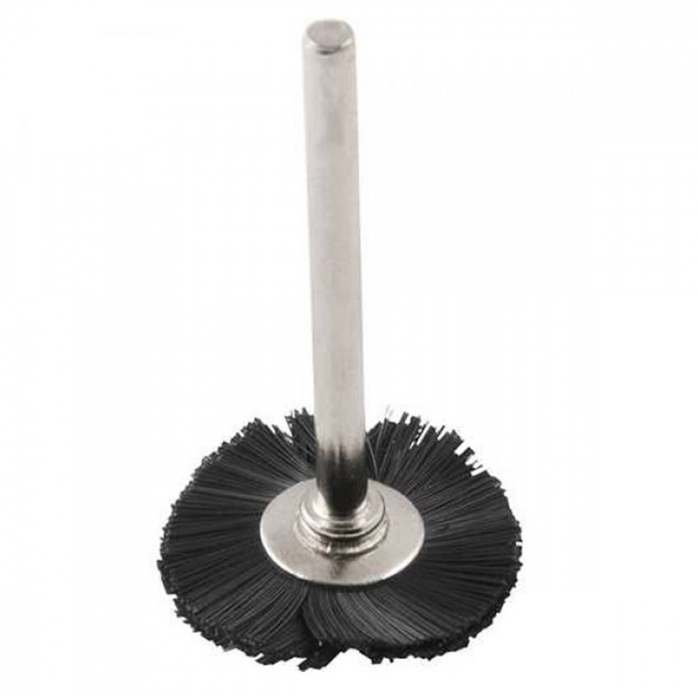 Escova Circular Nylon 20mm para Micro Retíficas Haste 3mm ...