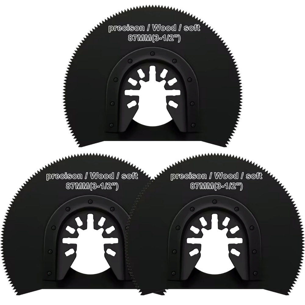 Kit 3 Lâmina Serra Circular Multiferramenta Multicorte - microretifica.com