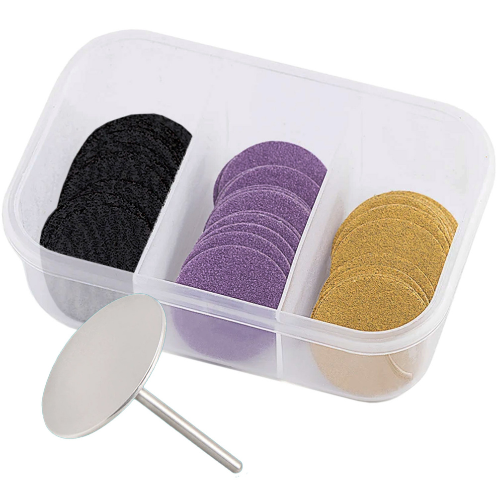 Kit 60 Lixa Adesiva Micro Retífica Mini Lixadeira Pedicure ...