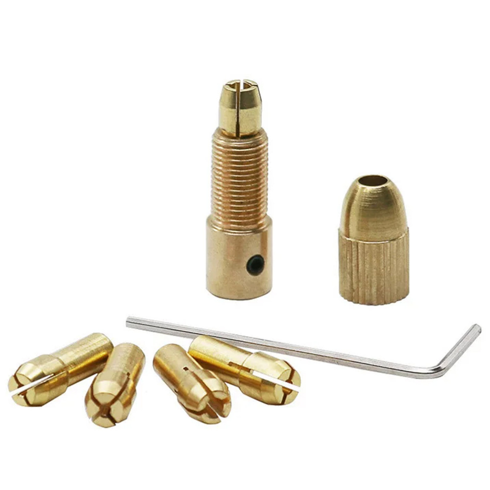 Kit Mandril Pinça 2.35mm 7 Pçs Motor Elétrico Micro Retífica ...
