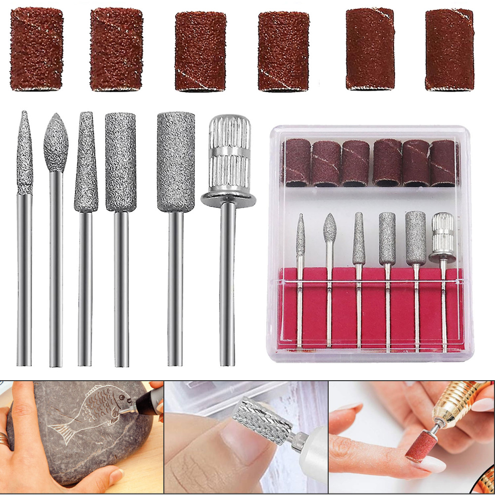 Kit Pontas Diamantadas e Tubo de Lixa para Micro Retíficas ...
