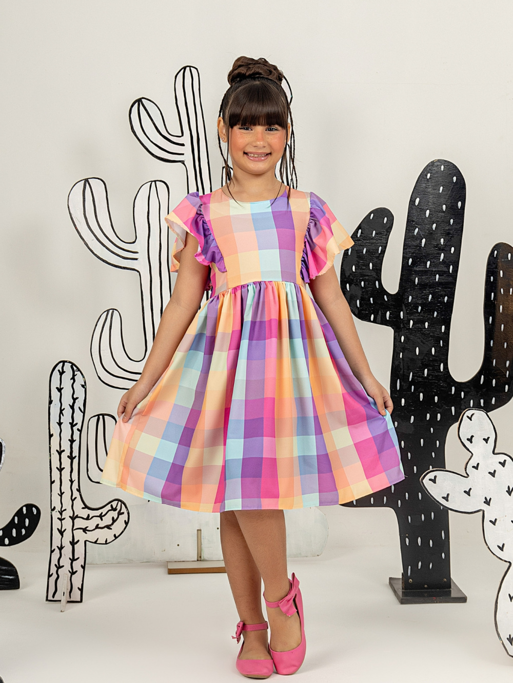 Vestido Xadrez Candy - Milatutti