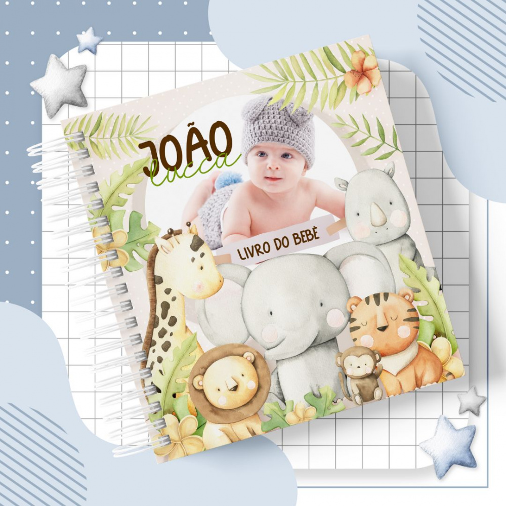 Livro do Bebê - Mimo de Gente Personalizados