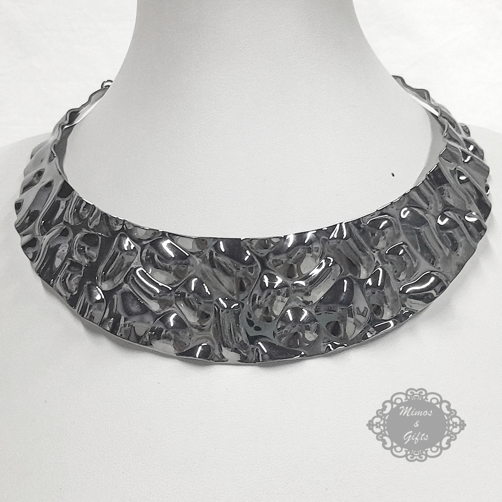 Colar Choker Texturizado - Mimos e Gifts