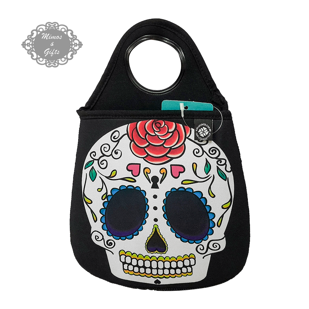 Lixeira para Carro Caveira Mexicana - Mimos e Gifts