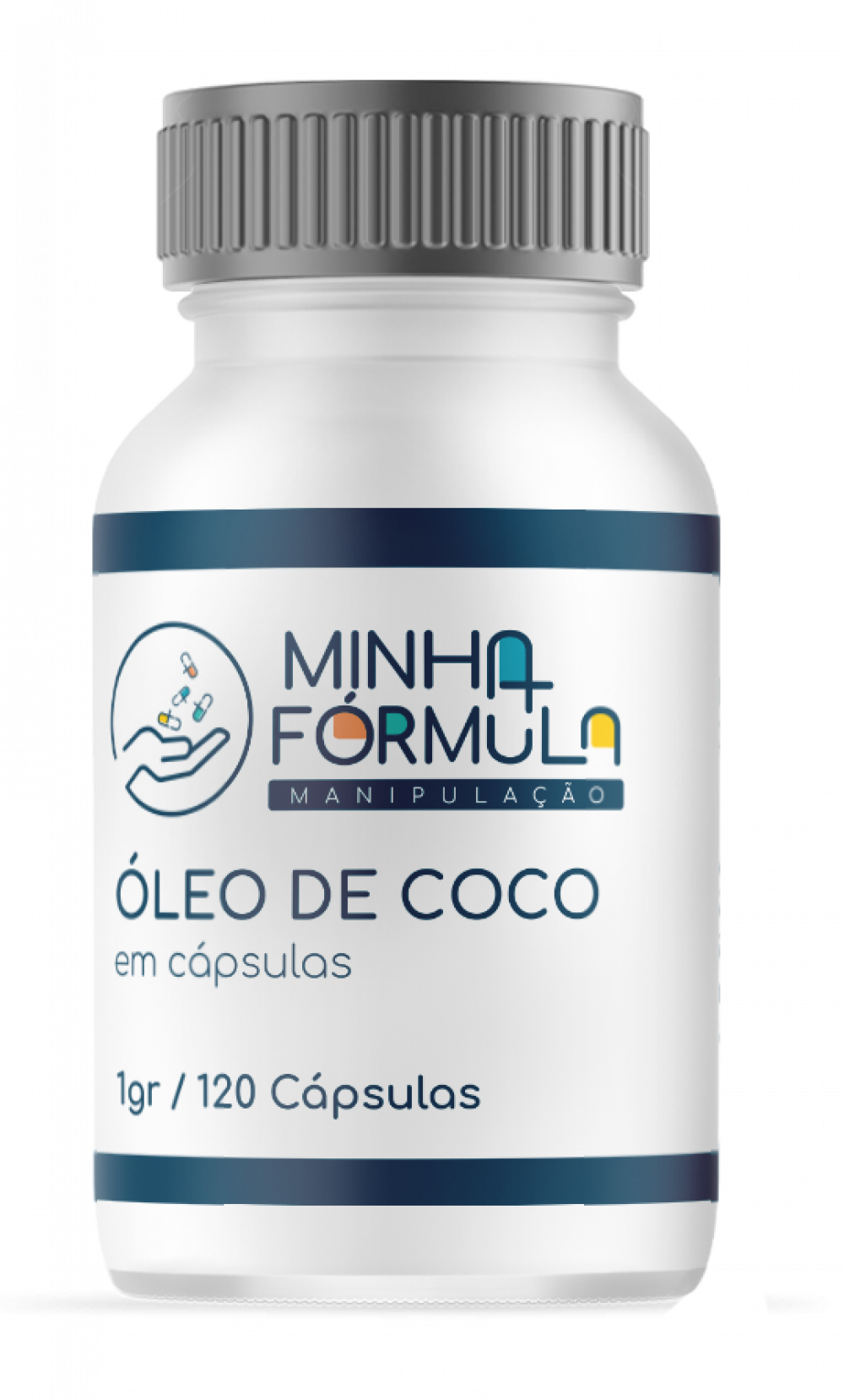 Caps de óleo de coco 1gr 120caps - Grupo Manipular