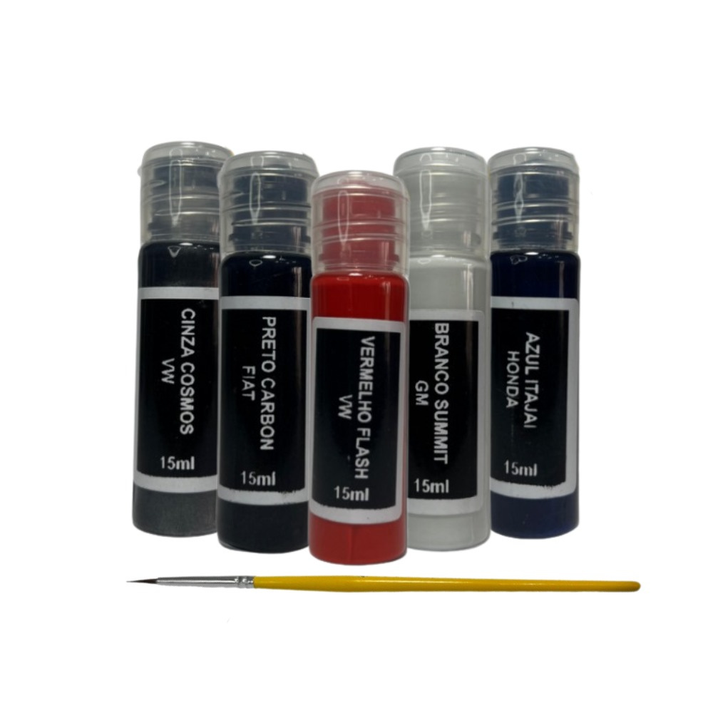Tinta Pinta Risco 15ml - Vermelho - Fiat - Shop Car