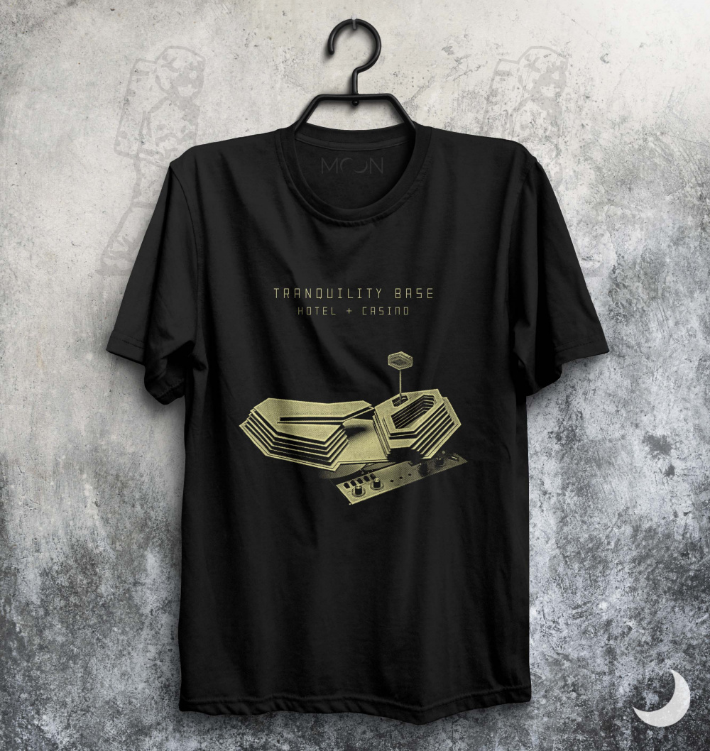Camiseta AM Tranquility Base Hotel Casino - Moon Camisetas
