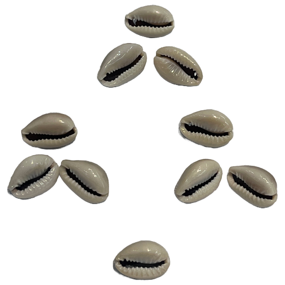 Kit 10 Búzios Cinzas Fechados Com Furo 30g - Motumba Asé - Roupas ...