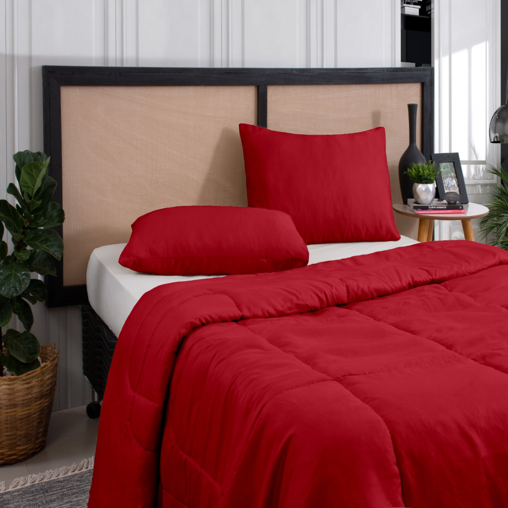 Kit Edredom Margarida Casal Queen 03 Peças - Mr Dias