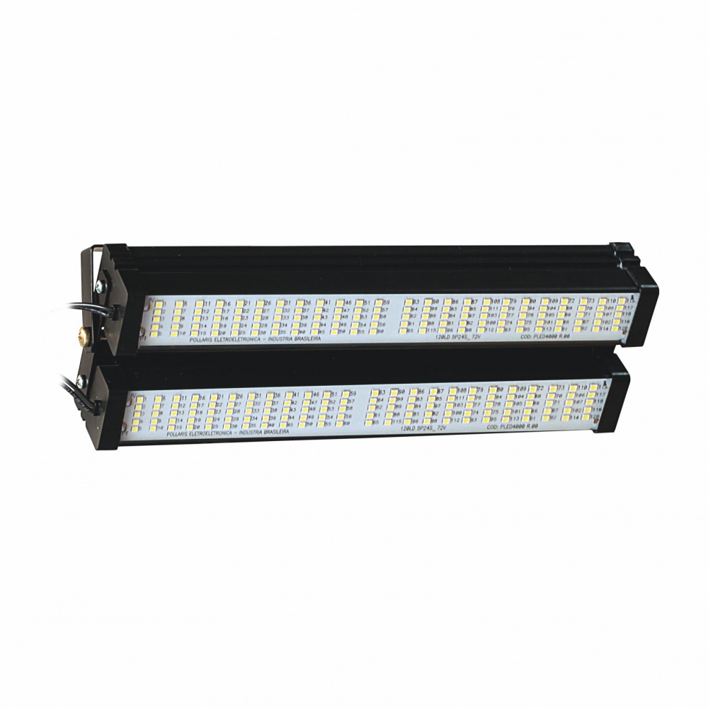 LUMINÁRIA LED - 2 MÓDULOS - MRC SEGURANÇA