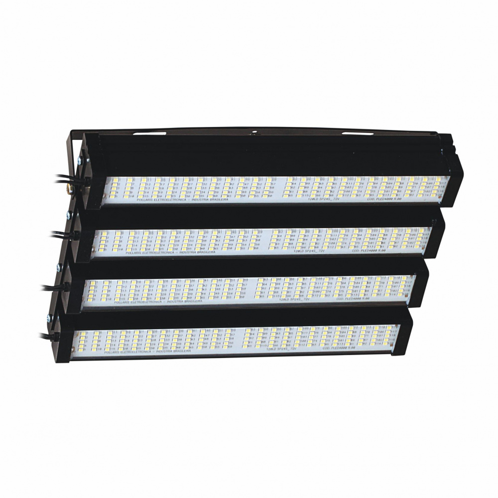 LUMINÁRIA LED - 4 MÓDULOS - MRC SEGURANÇA
