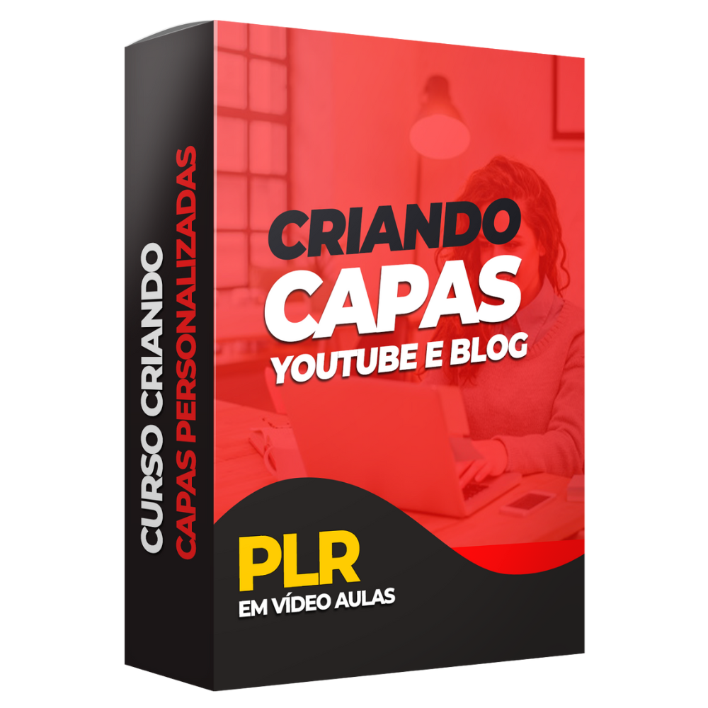 Curso PLR Criação de Capas Youtube e Blog I Multiprodutos Digitais ...