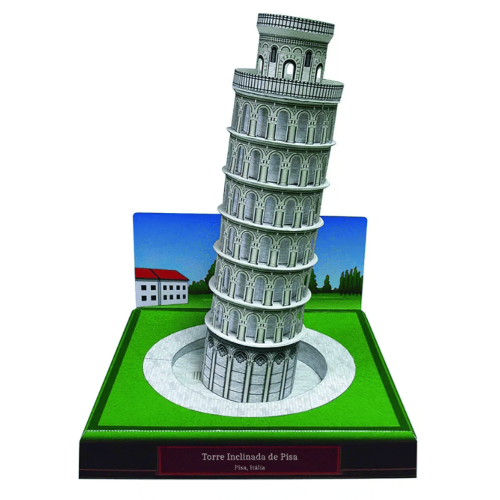 Maquete Torre de Pisa 3d Papercraft I Multiprodutos Digitais ...