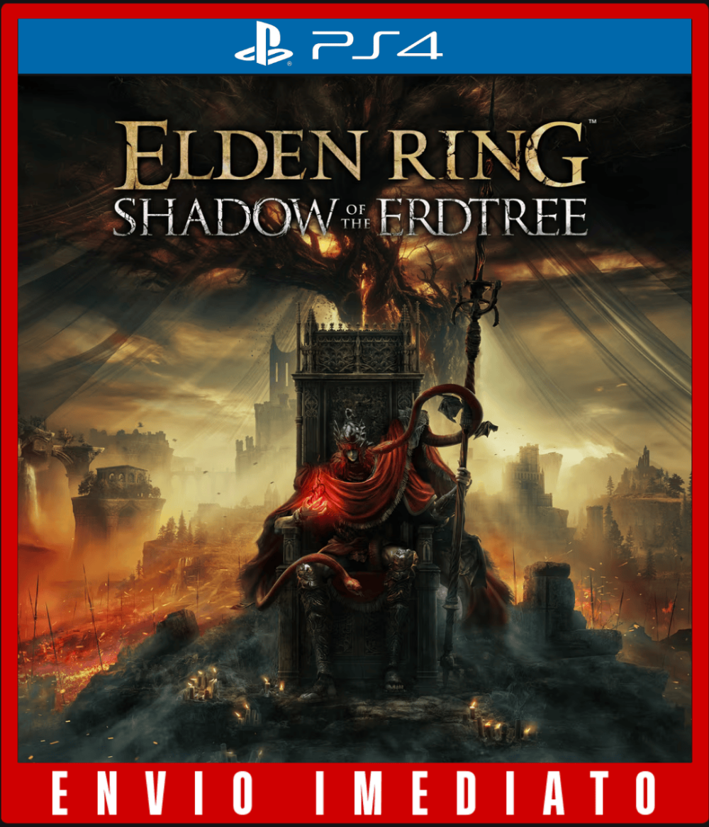 DLC Shadow of The Erdtree | PLAYSTATION 4 - Multiverso dos Games