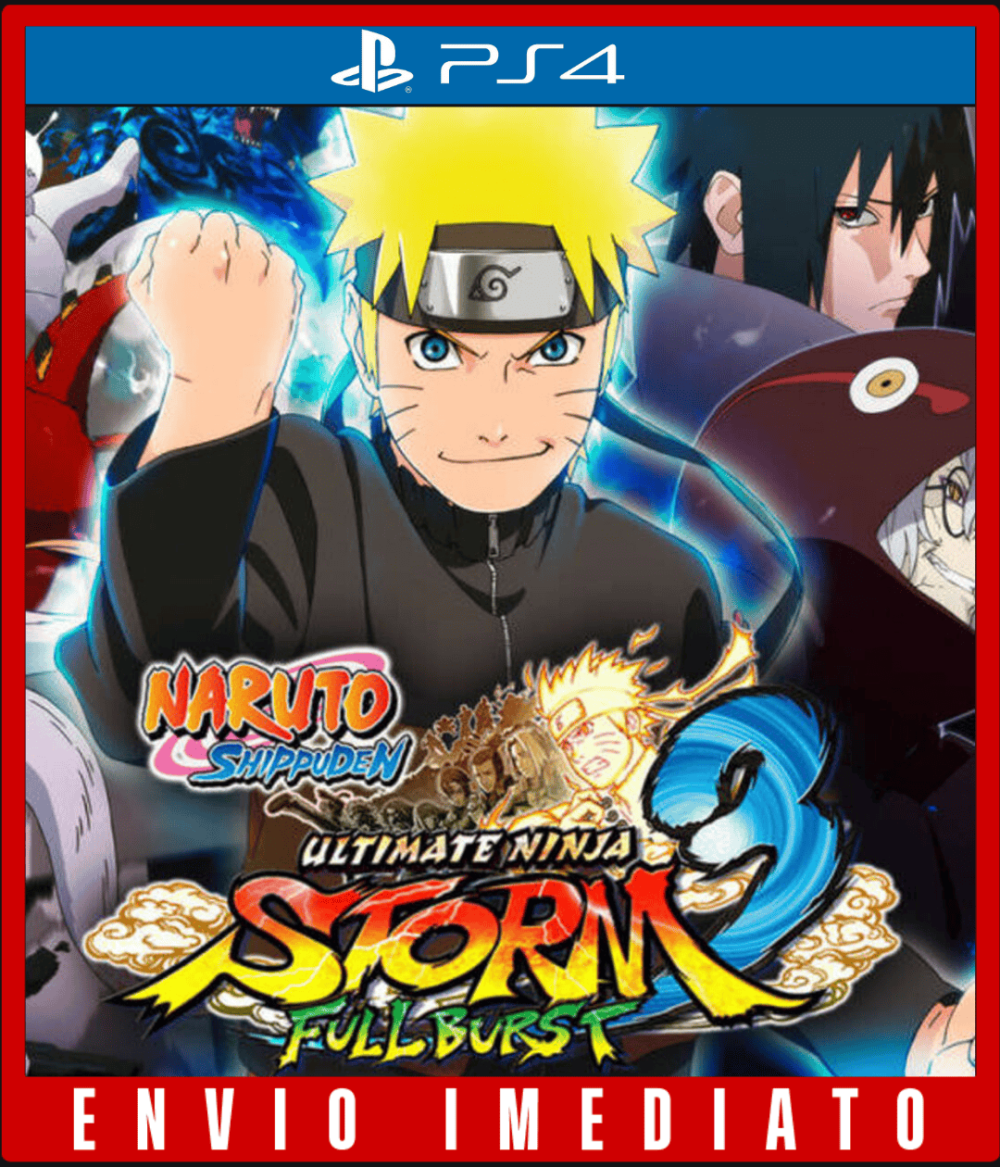 Naruto Ultimate Ninja Storm 3: Full Burst | PLAYSTATION 4 - Multiverso ...