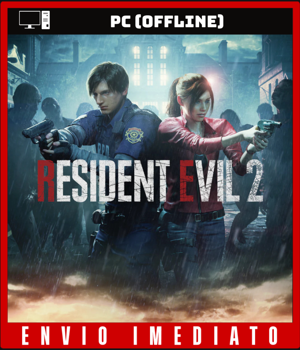 Resident Evil 2 | PC (OFFLINE) - Multiverso dos Games