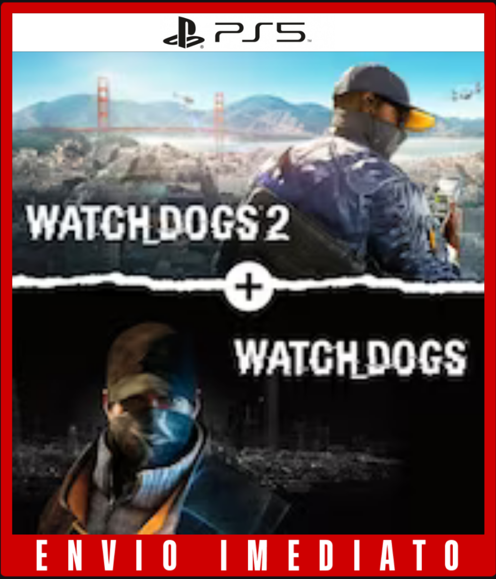 Watch Dogs 1 e 2 | PLAYSTATION 5 - Multiverso dos Games