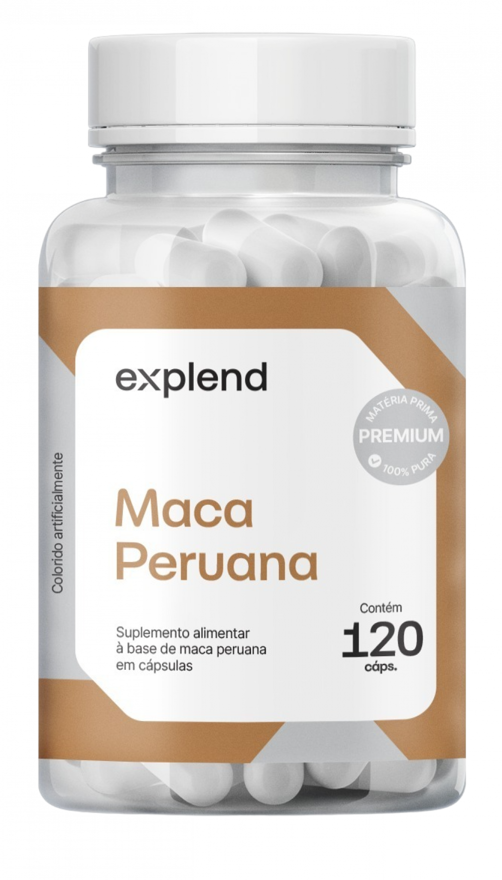 Maca Peruana Premium 2000MG - 120 Caps - Explend - Multmixx Suplementos