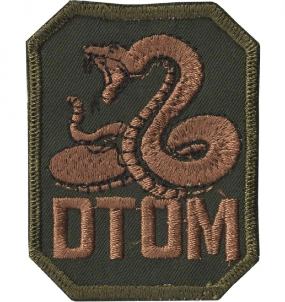 Bordado Termocolante DTOM Cobra - Mundo do Militar