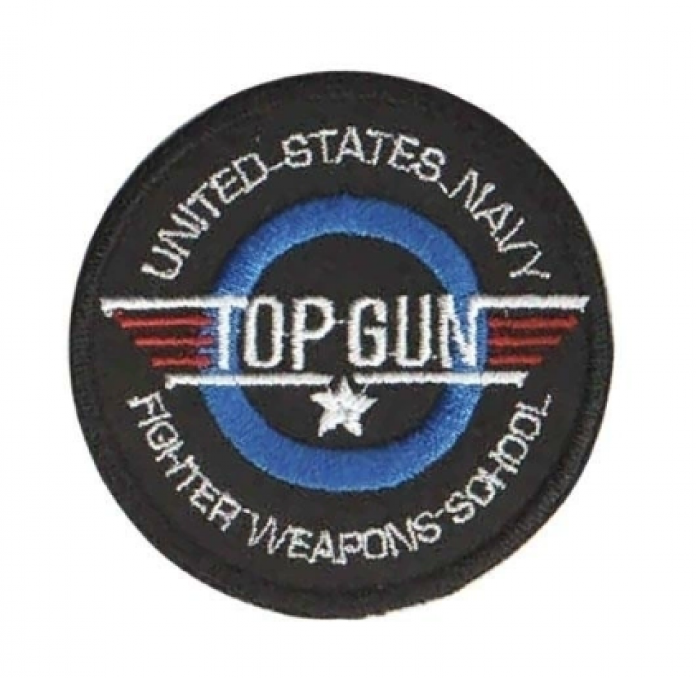 Patch Bordado Top Gun II com Fecho de Contato - Mundo do Militar